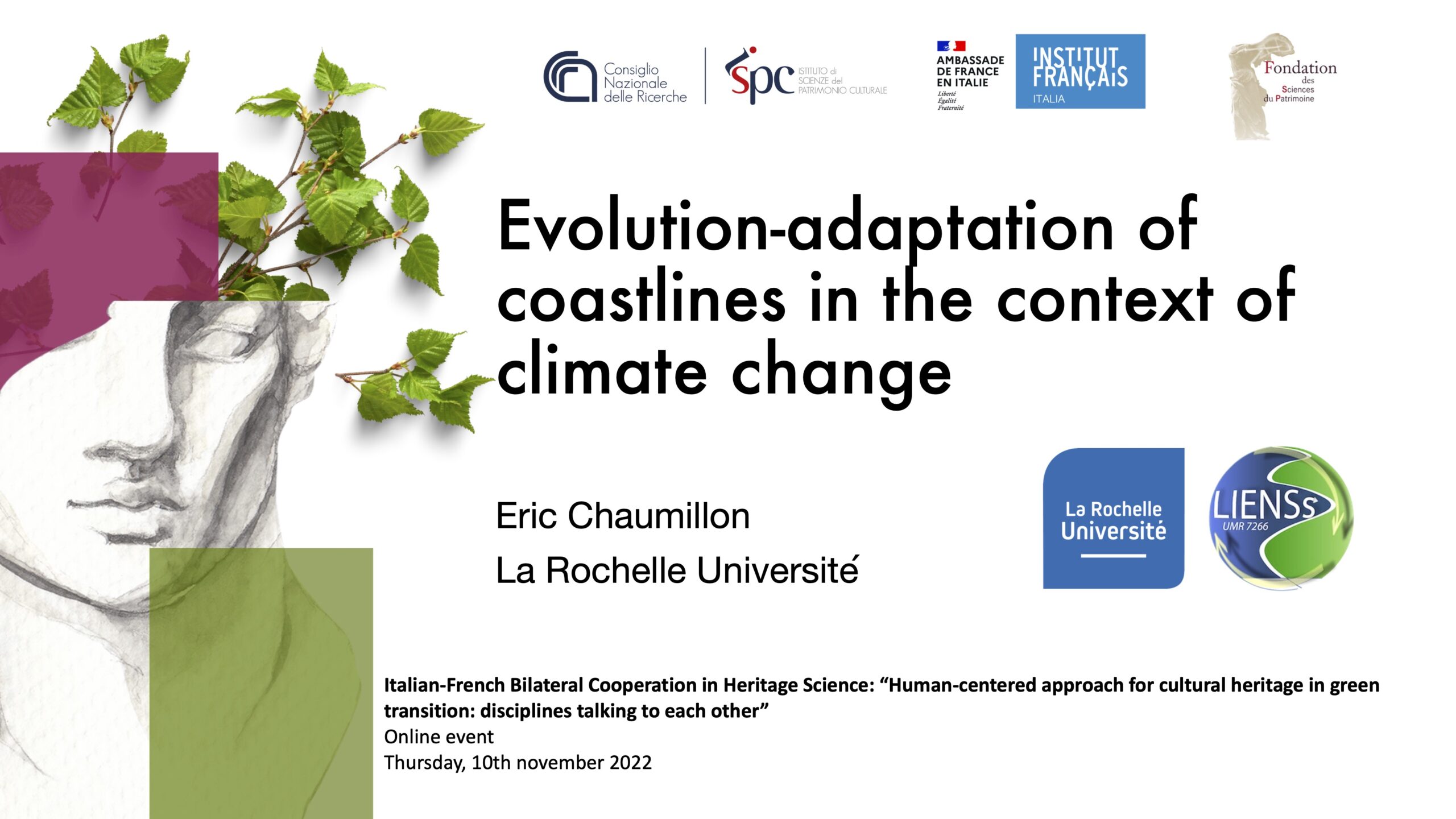 IT-FR cooperation in heritage science: Human-centered approach for ...