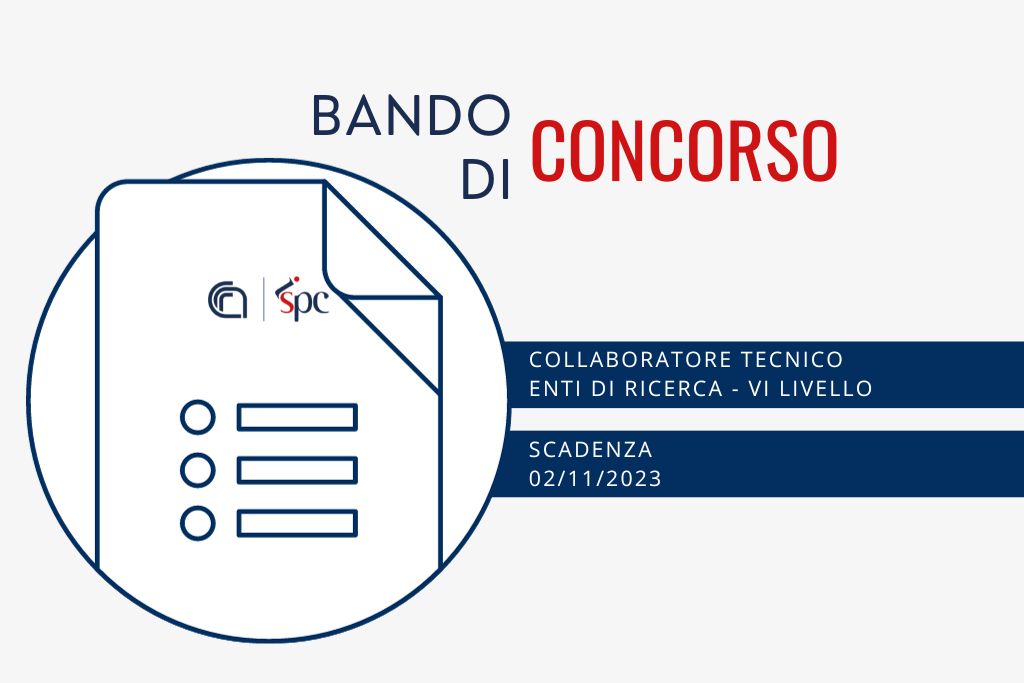 Collaboratore tecnico enti di ricerca - VI livello | Progetto CHANGES ...